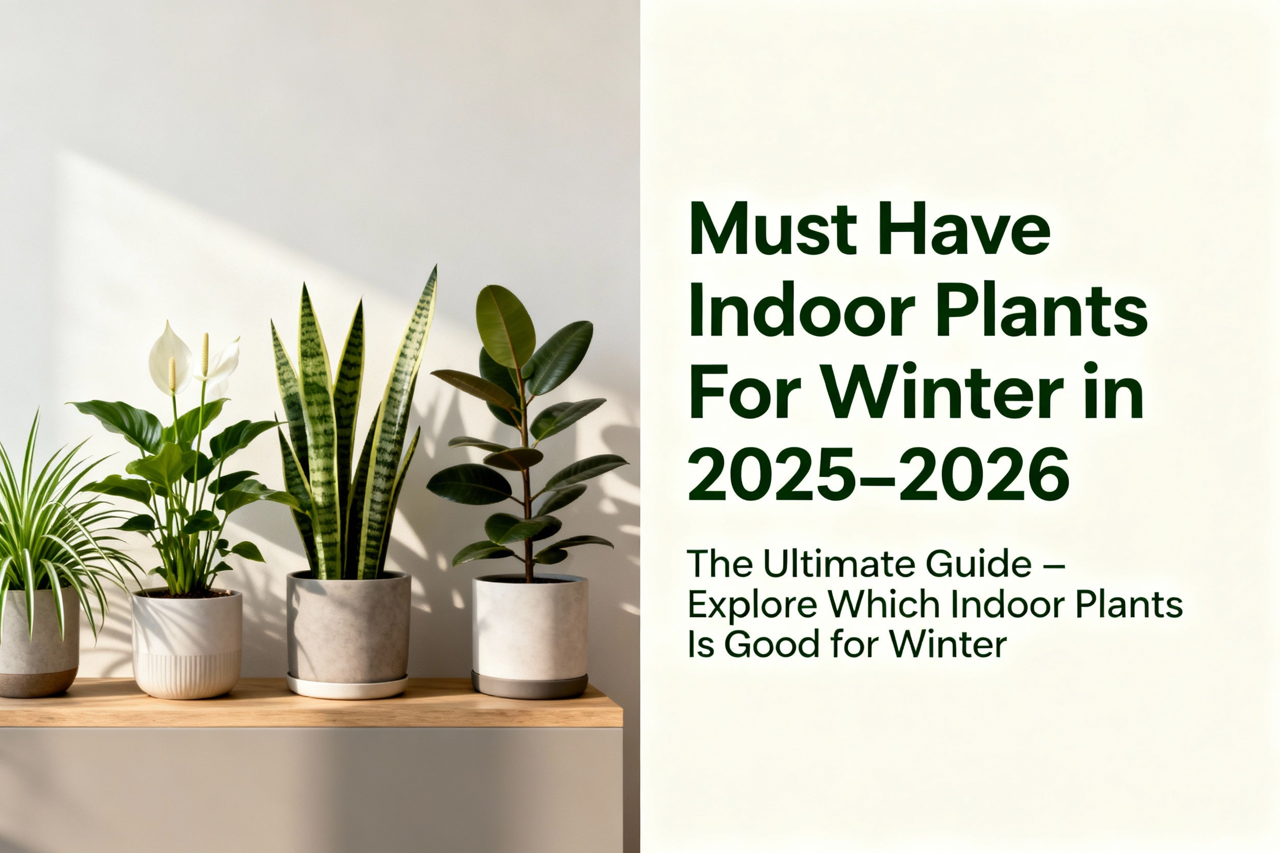 Indoor Plants for Winter 2025–2026: Top Picks & Care Guide – Plant Orbit